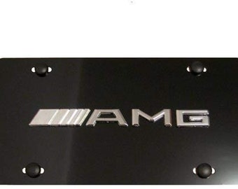 Black Amg License Plate - Etsy