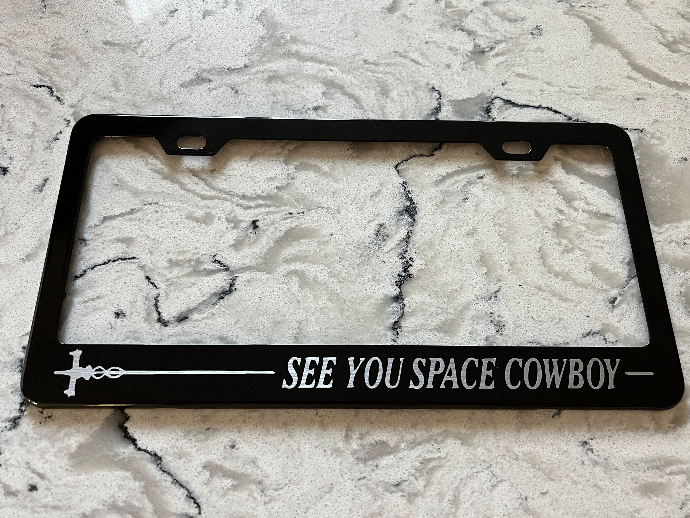 Western License Plate Frames