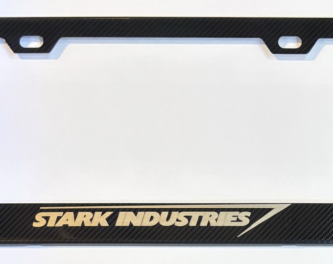 Stark Industries Custom License Plate - Etsy