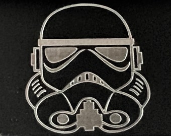 Star Wars Galactic Empire Laser Engraved Etched Stainless Steel License ...