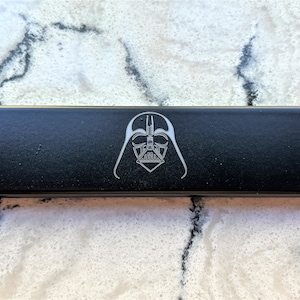 Star Wars Darth Vader Stainless Steel License Frame With Caps Laser ...