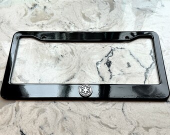 Star Wars Galactic Empire Laser Engraved Etched Stainless Steel License ...