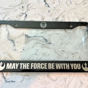 Star Wars May the Force Be With You Jedi Rebel Chrome Stainless Steel ...