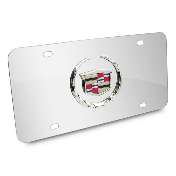 Cadillac Chrome License Plate Frame - Etsy