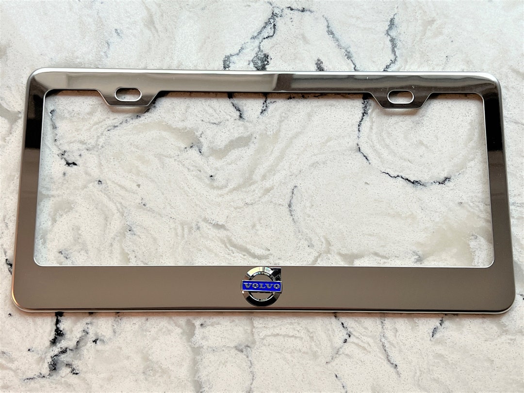 3D Volvo Mirror Chrome Stainless Steel Frame With Caps - Etsy
