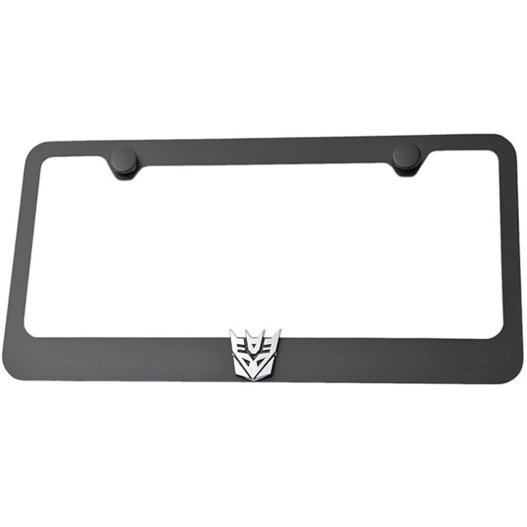 Transformers Autobot Decepticon Mirror Chrome Stainless Steel Front ...