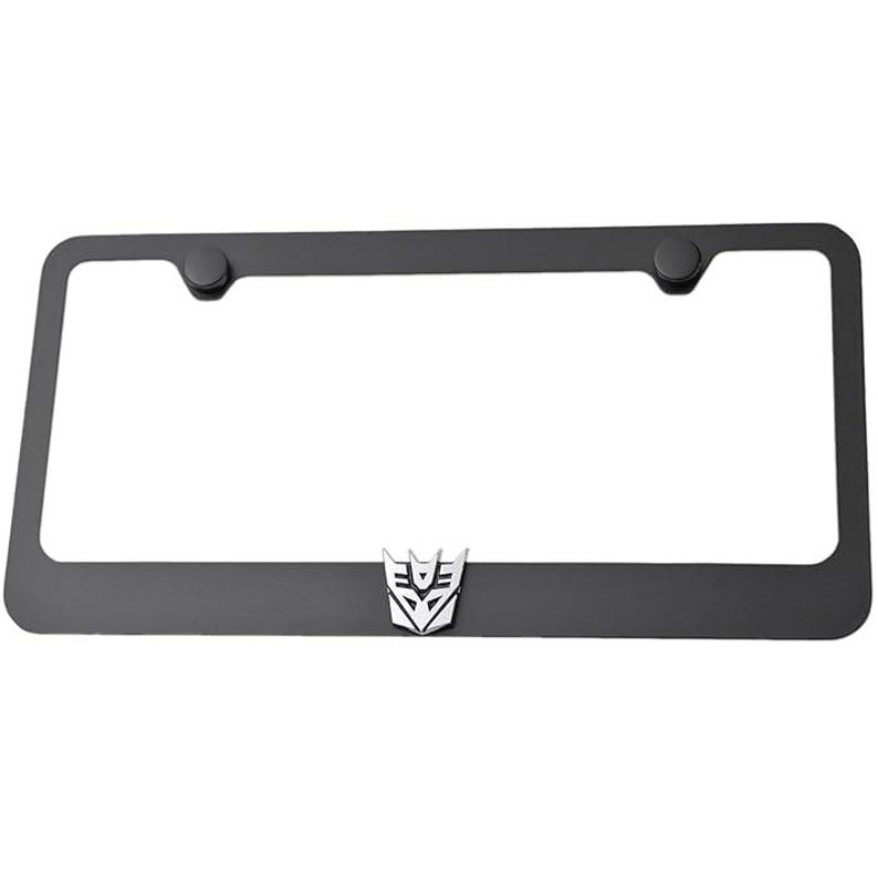 Transformers Autobot Decepticon Mirror Chrome Stainless Steel Front ...