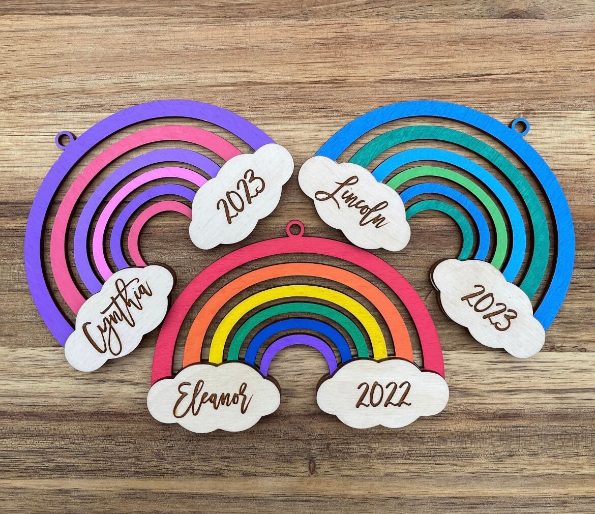 Rainbow Bundle SVG, PDF, AI, Laser Cut Glowforge Cricut Digital ...