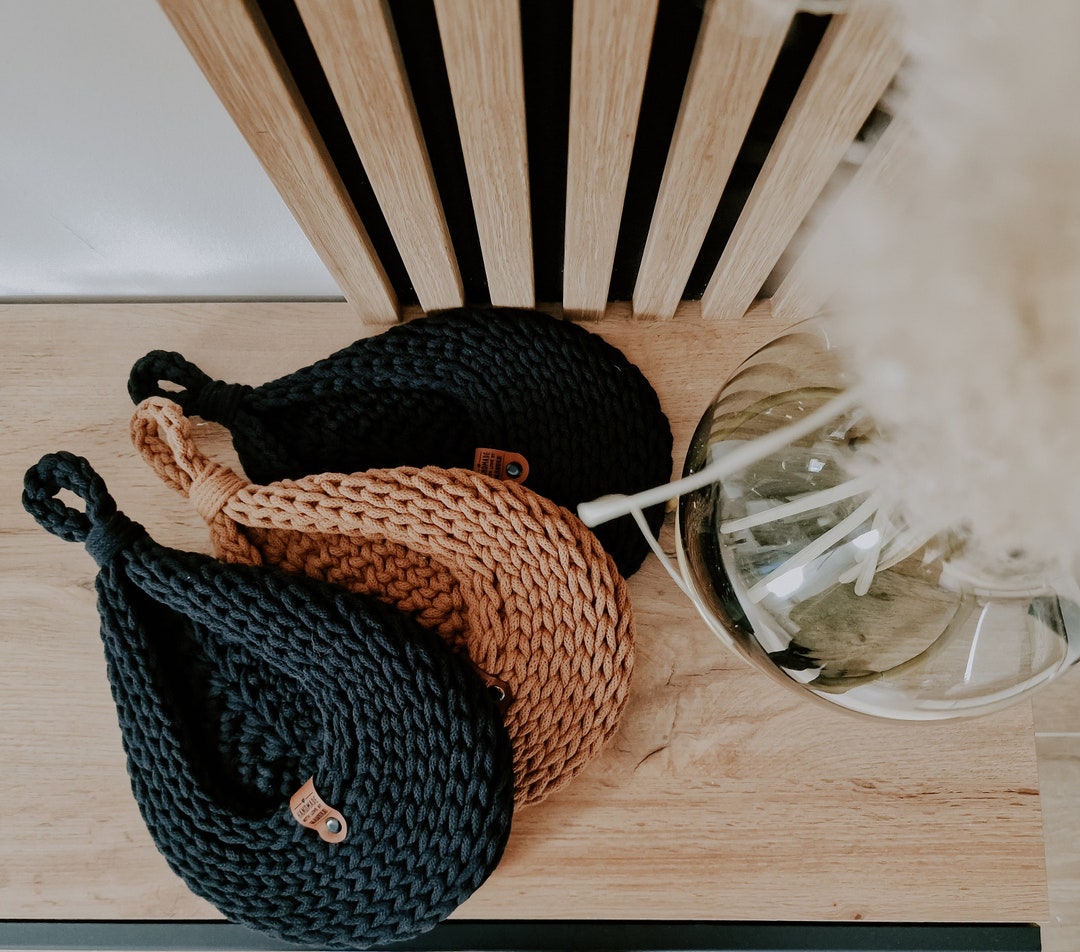 Digital Instructions for Hanging Basket "drop" | 3 Sizes | Crochet ...