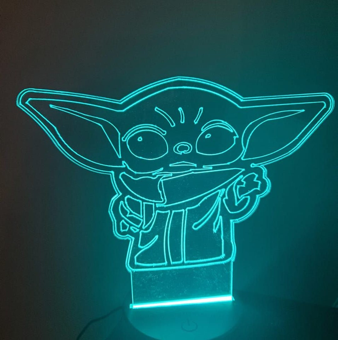 Serious Yoda LED Sign - Etsy