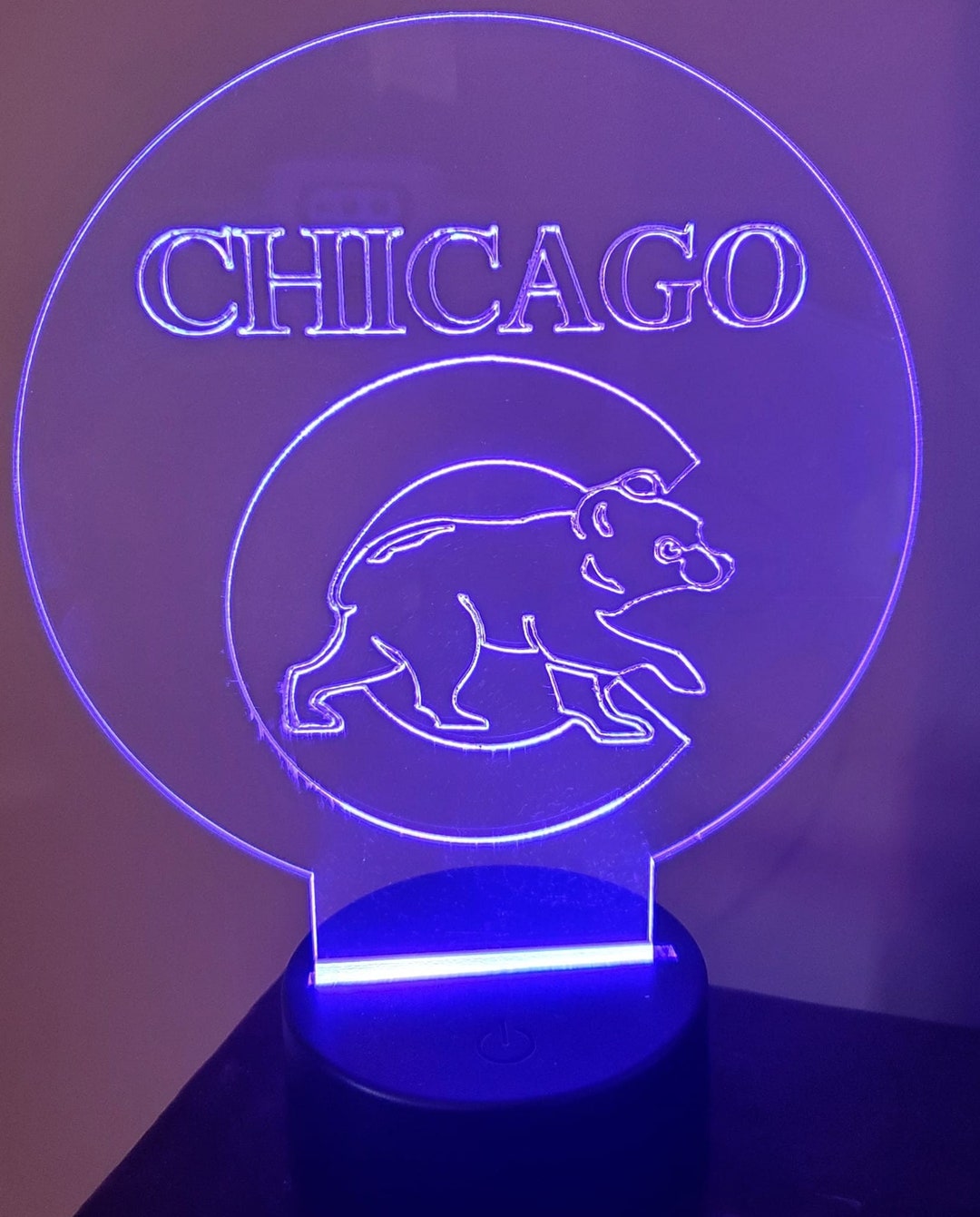 Chicago Cubs LED Sign - Etsy