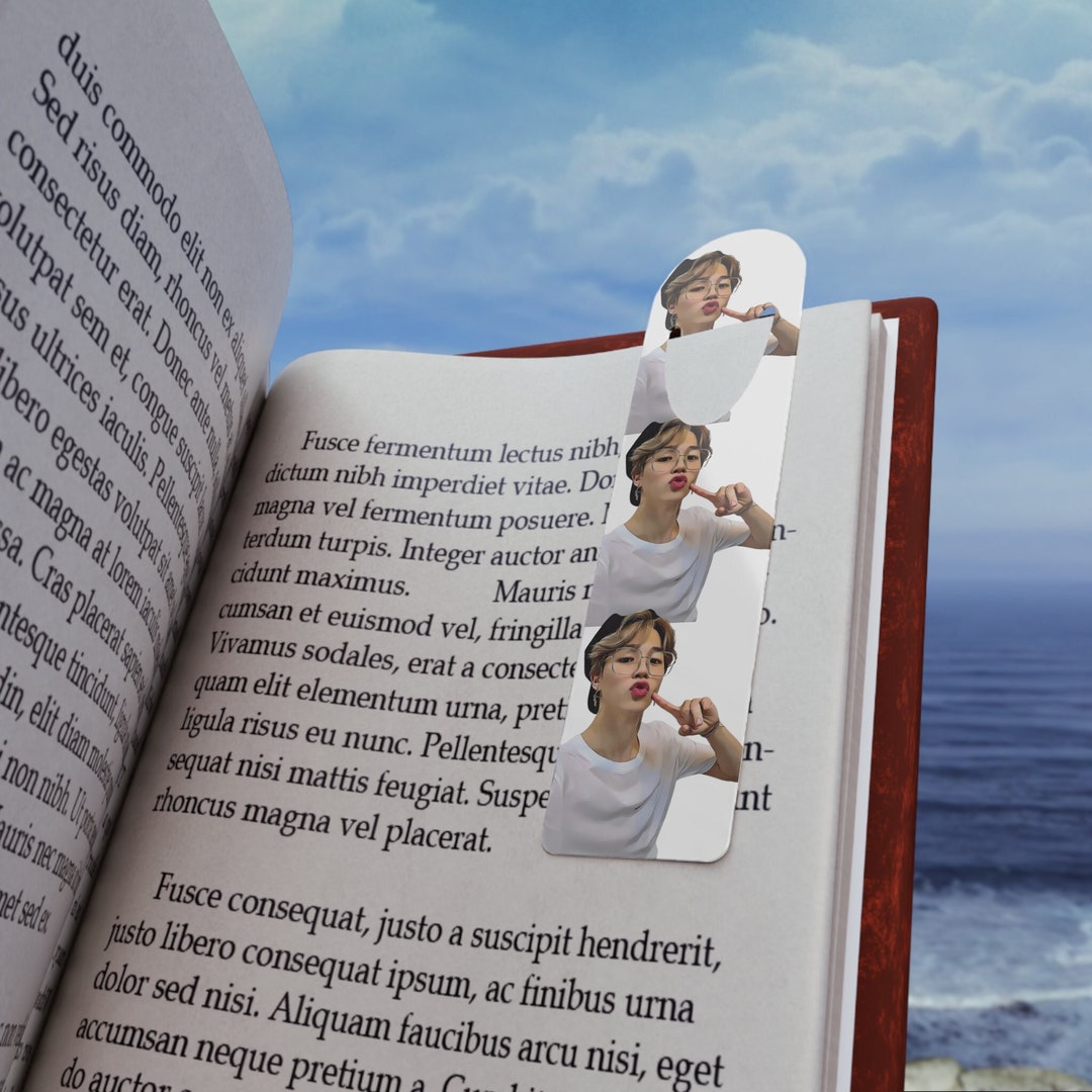 BTS Jimin Bookmark - Etsy