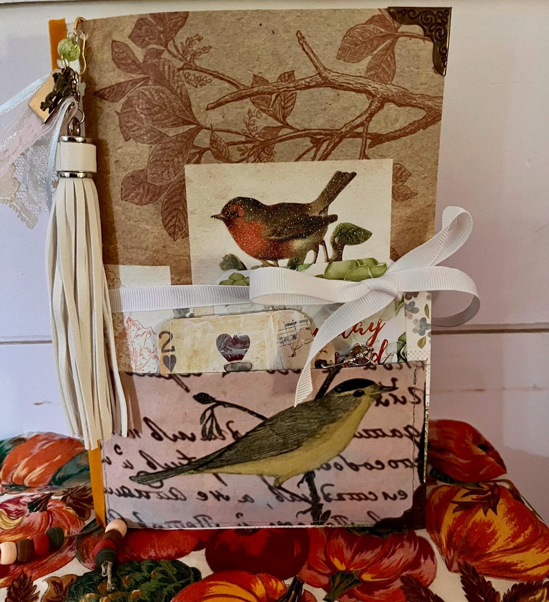 Bird Junk Journal, 1 Signature, 26 Pages, Approx. 6” X 8”, Made in USA ...