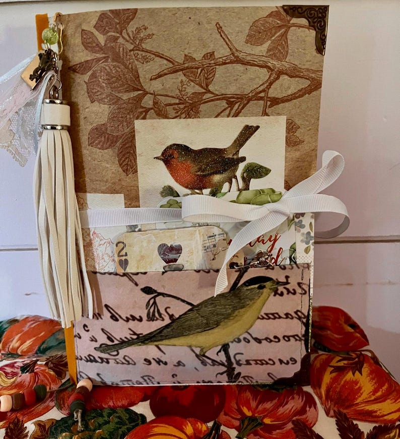 Bird Junk Journal, 1 Signature, 26 Pages, Approx. 6” X 8”, Made in USA ...
