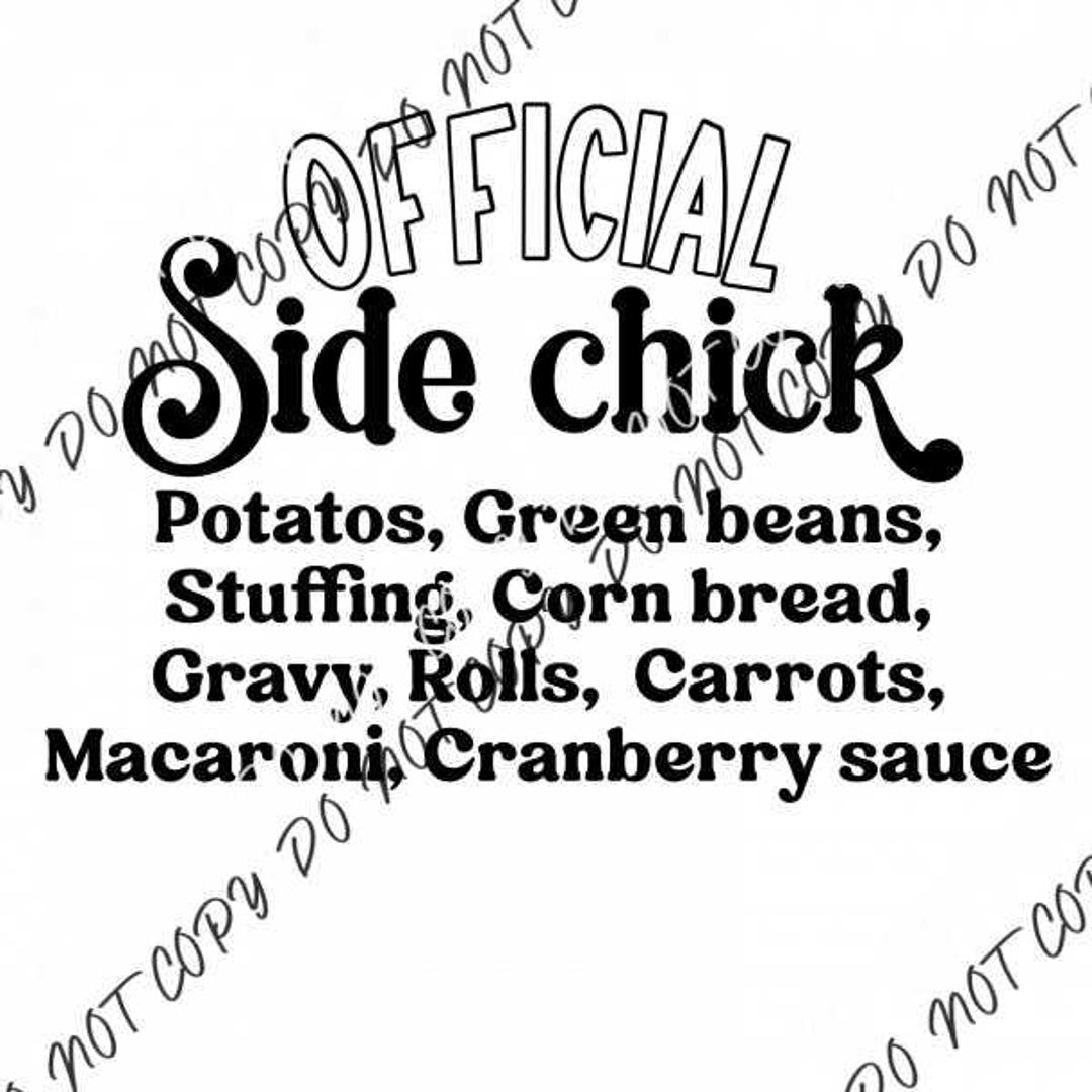 Official Side Chick DTF Transfer - Etsy