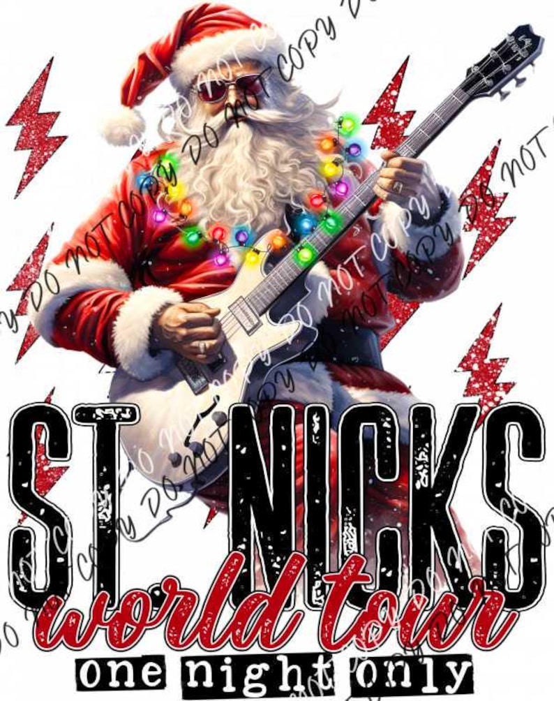 St. Nick's World Tour One Night Only DTF Transfer - Etsy