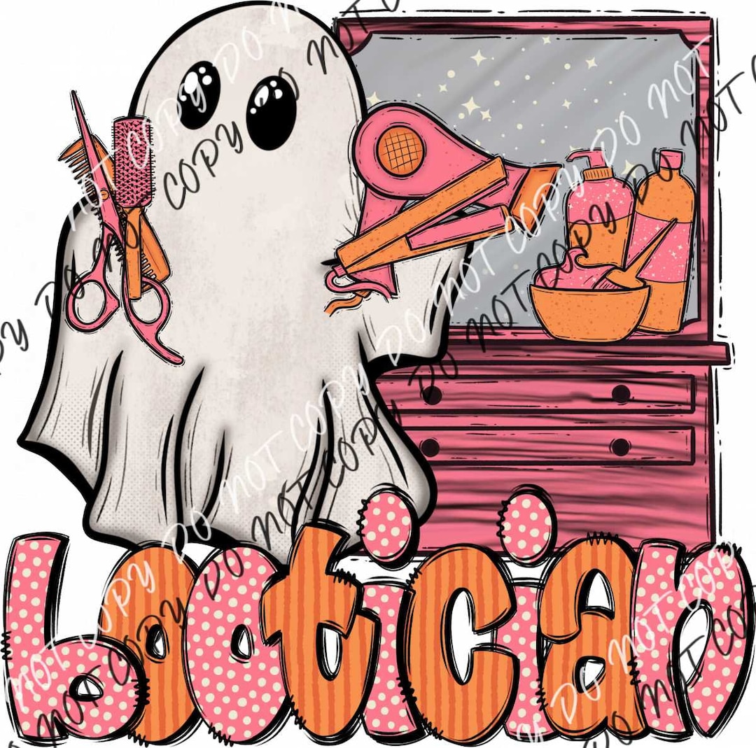 Bootician Ghost DTF Transfer - Etsy
