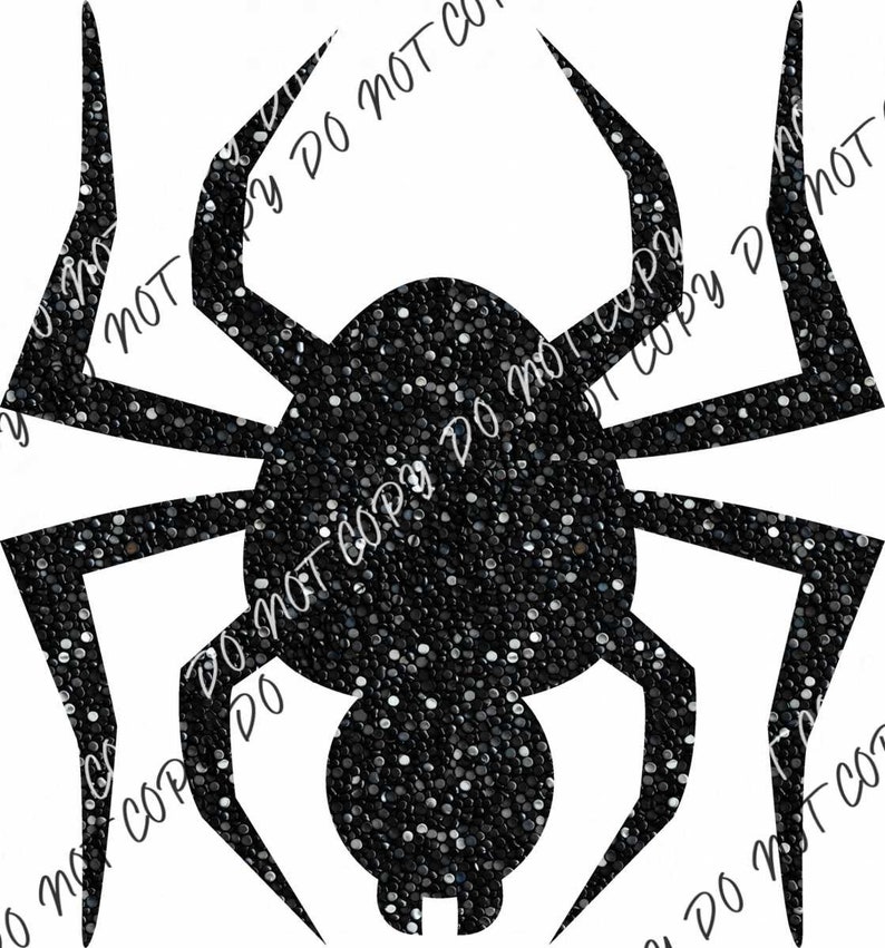 Spider Faux Sequin DTF Transfer - Etsy