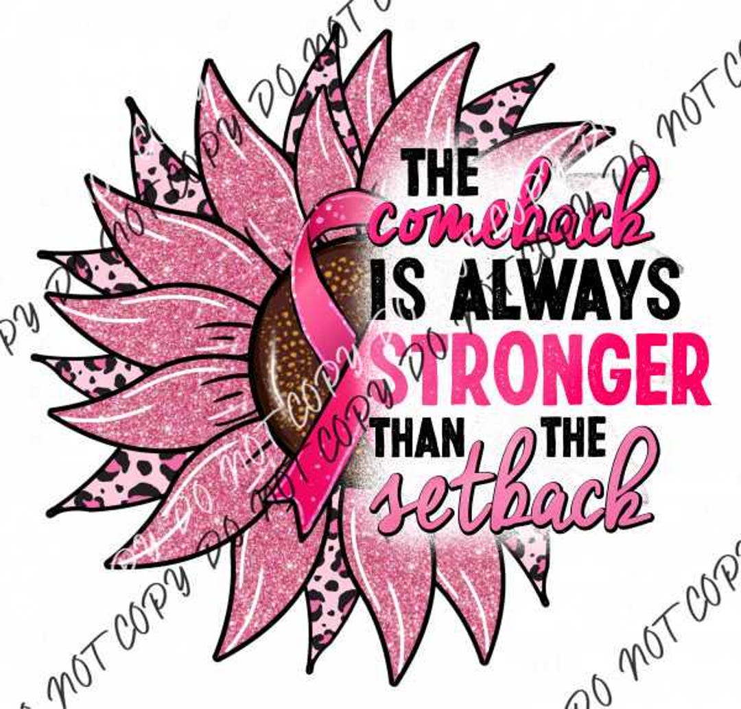 The Comeback is Always Stronger Than the Setback DTF Transfer - Etsy