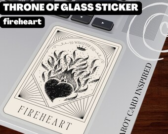 Fireheart Sticker - Etsy