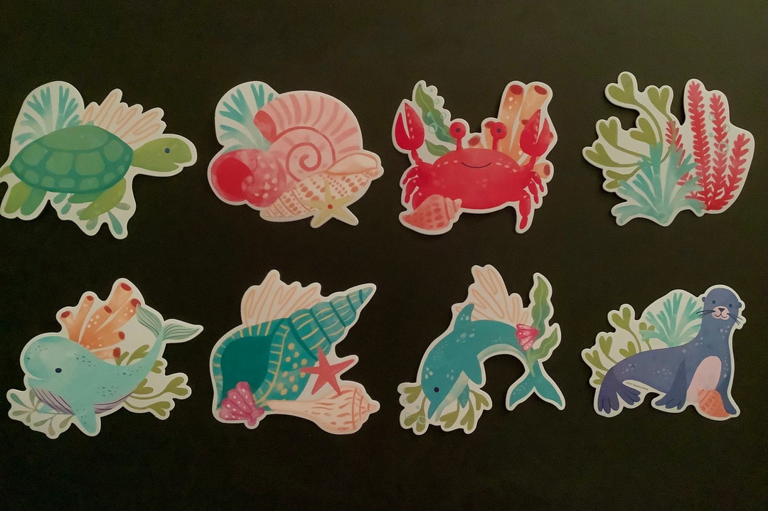 Cardboard Cutouts of Sea Creatures - Etsy