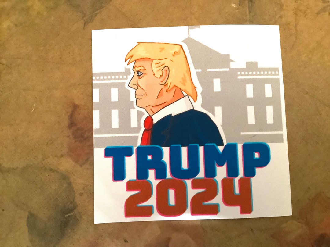 Trump 2024 for Presidency Vinyl Sticker - Etsy