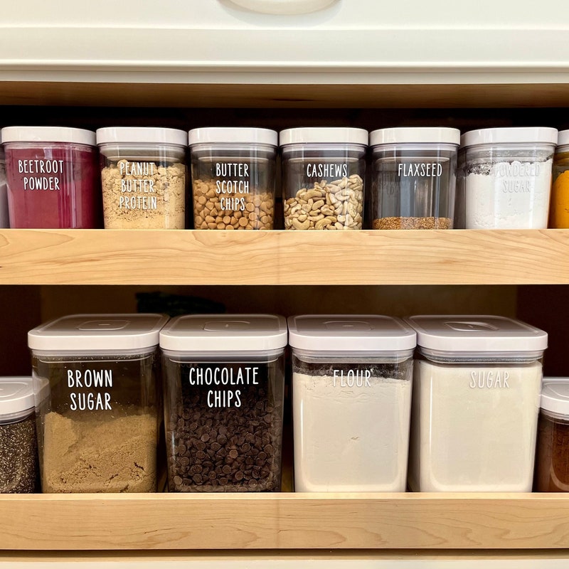 Custom Pantry Labels - Etsy