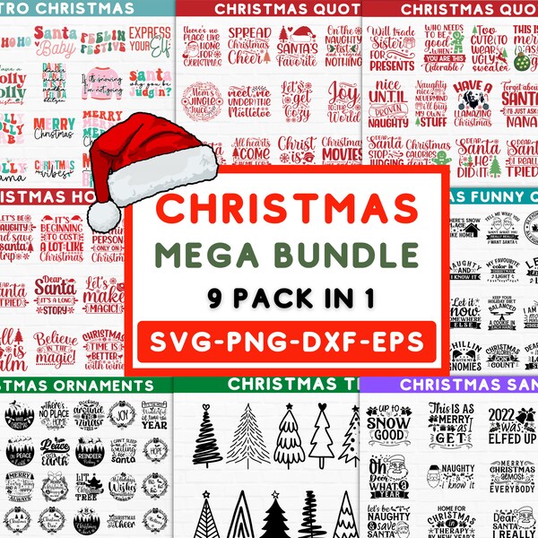 Christmas Svg - Etsy