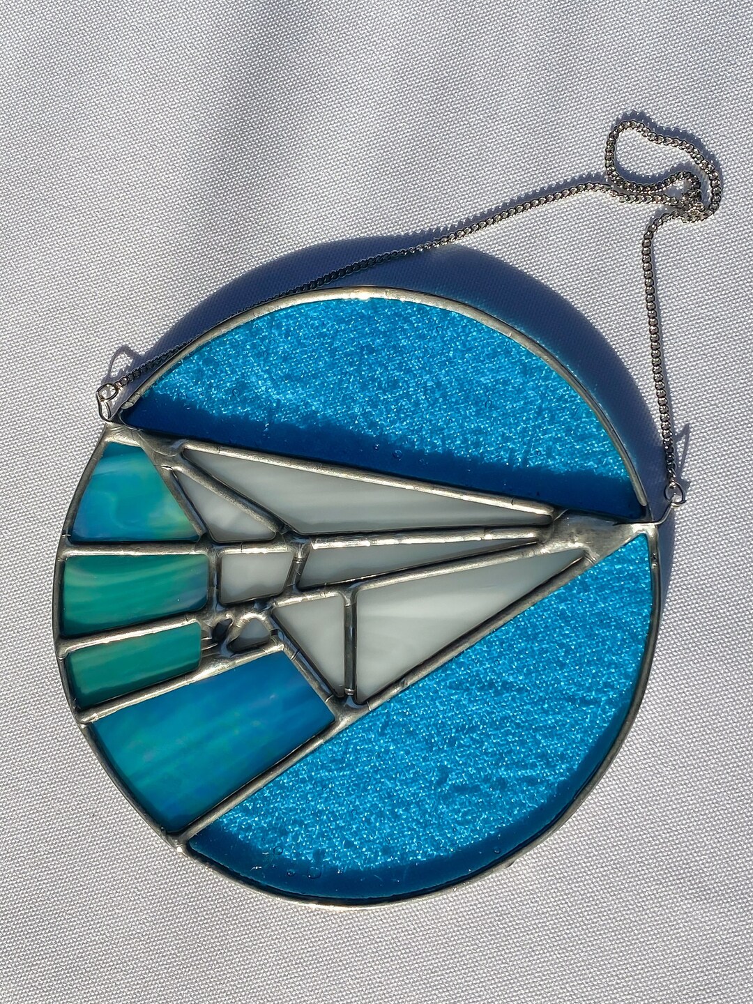 The Paper Airplane, Stained Glass Suncatcher, Glass Art - Etsy