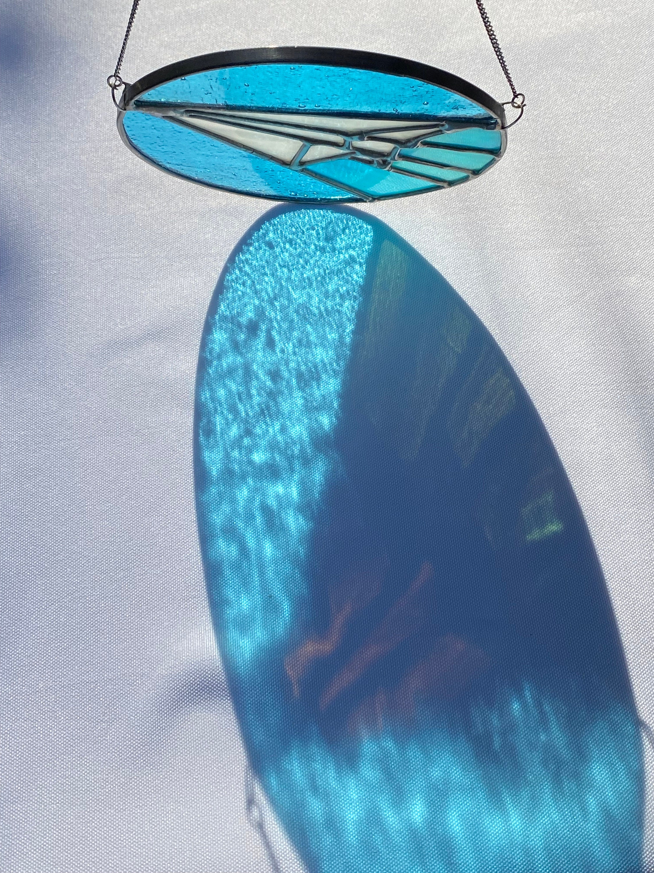 The Paper Airplane, Stained Glass Suncatcher, Glass Art - Etsy