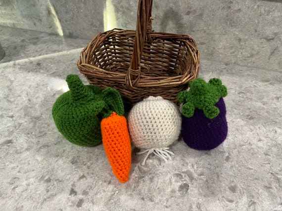 Crocheted Vegetables - Etsy