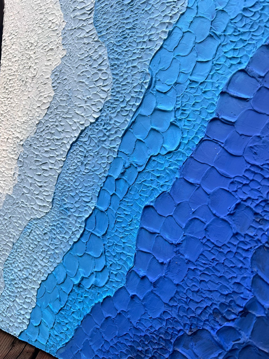 Blue Sea Texture Painting, Blue Tones Texture Artwork, Sea Colour Home ...