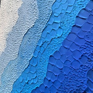 Blue Sea Texture Painting, Blue Tones Texture Artwork, Sea Colour Home ...