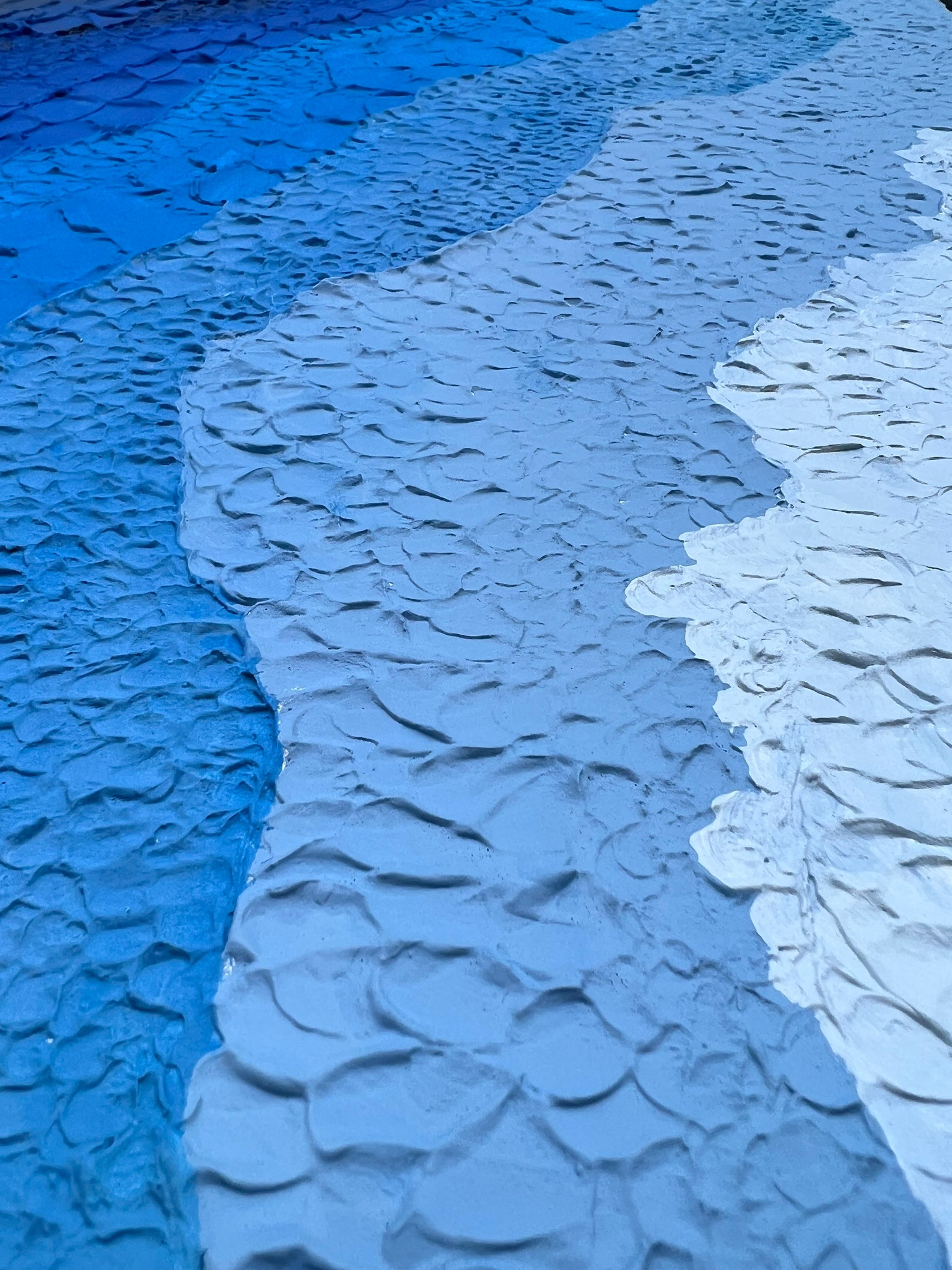 Blue Sea Texture Painting, Blue Tones Texture Artwork, Sea Colour Home ...