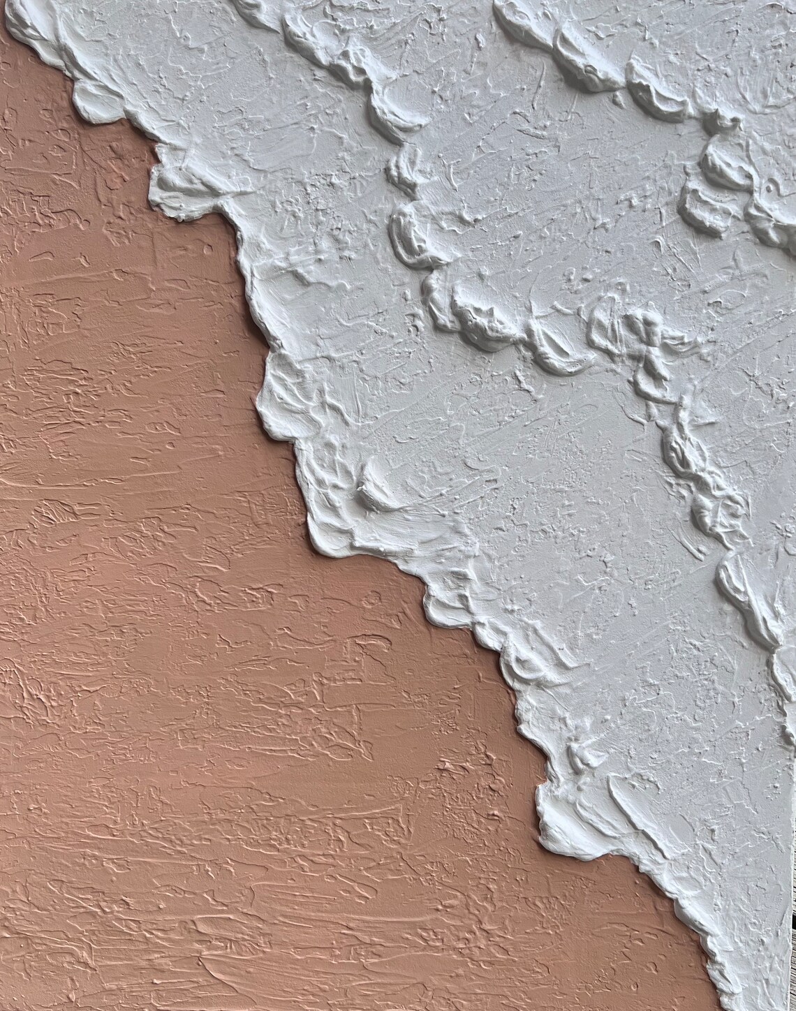 Texture Beach Waves, Warm Texture Painting, Neutral Colour Home Decor ...