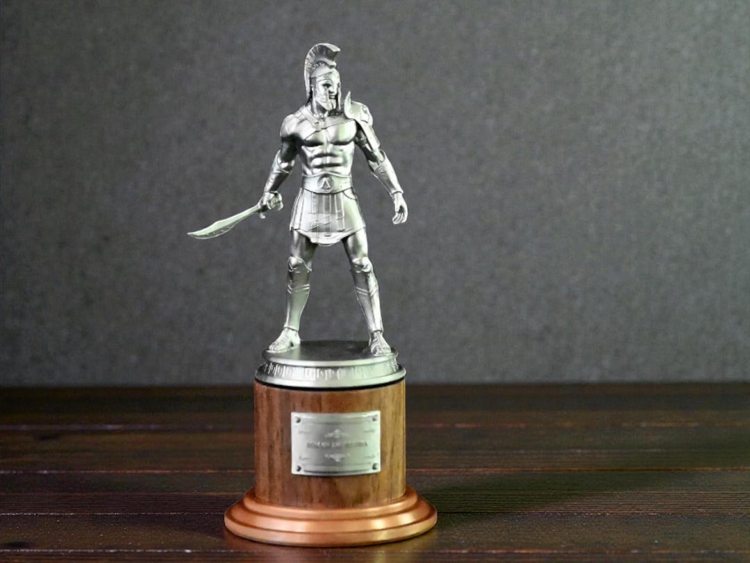 Spartan Warrior Resin Statue • Greek Mythology Desk Decor (110MM) - Etsy UK