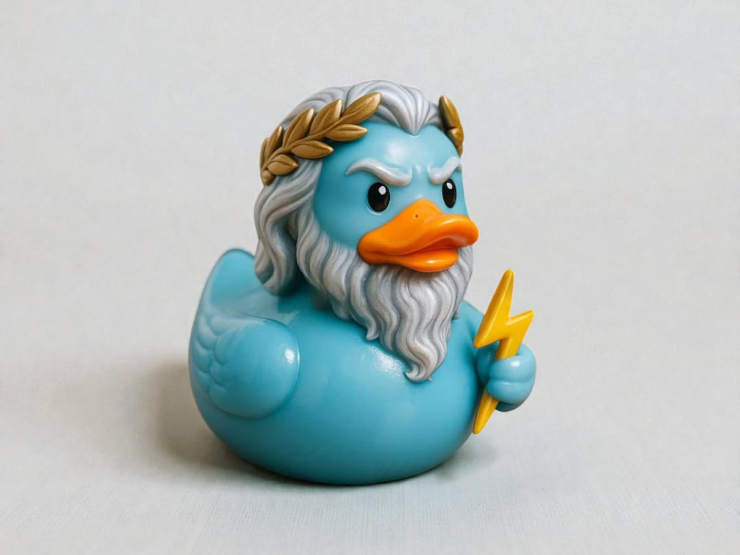 Zeus Duck Statue Resin Mythology Figurine Greek God Desktop Home Office ...