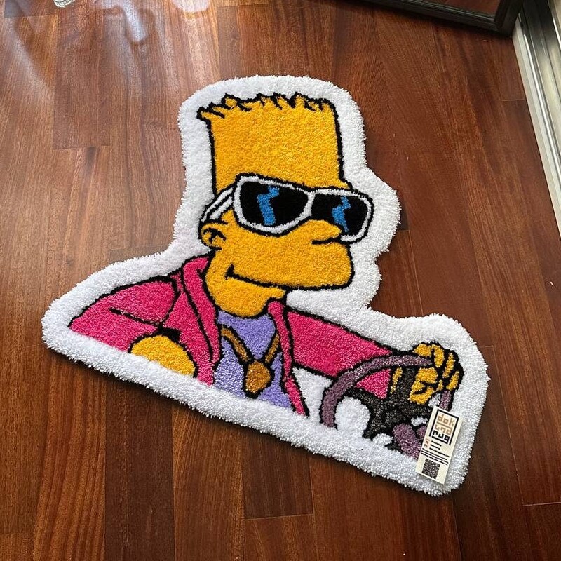 Cartoon Character Rug - Etsy