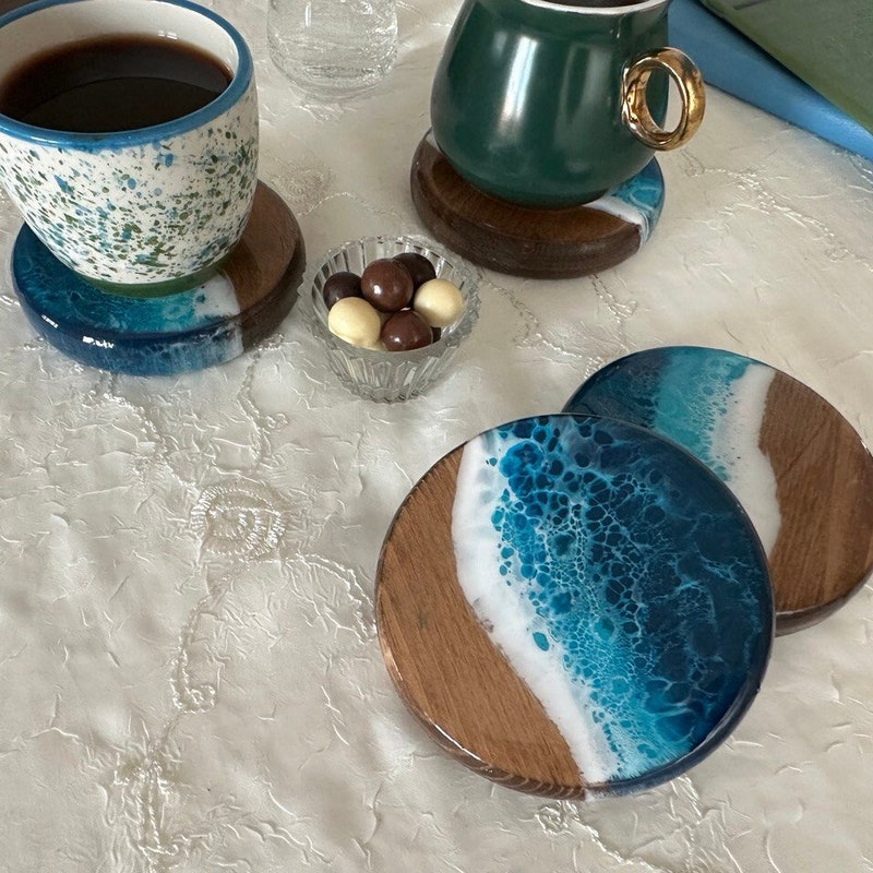 Resin Cup Coaster - Etsy