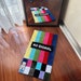 NO SIGNAL RUG / Colorful Handmade Rug, No Signal Tufted Rug, Television ...
