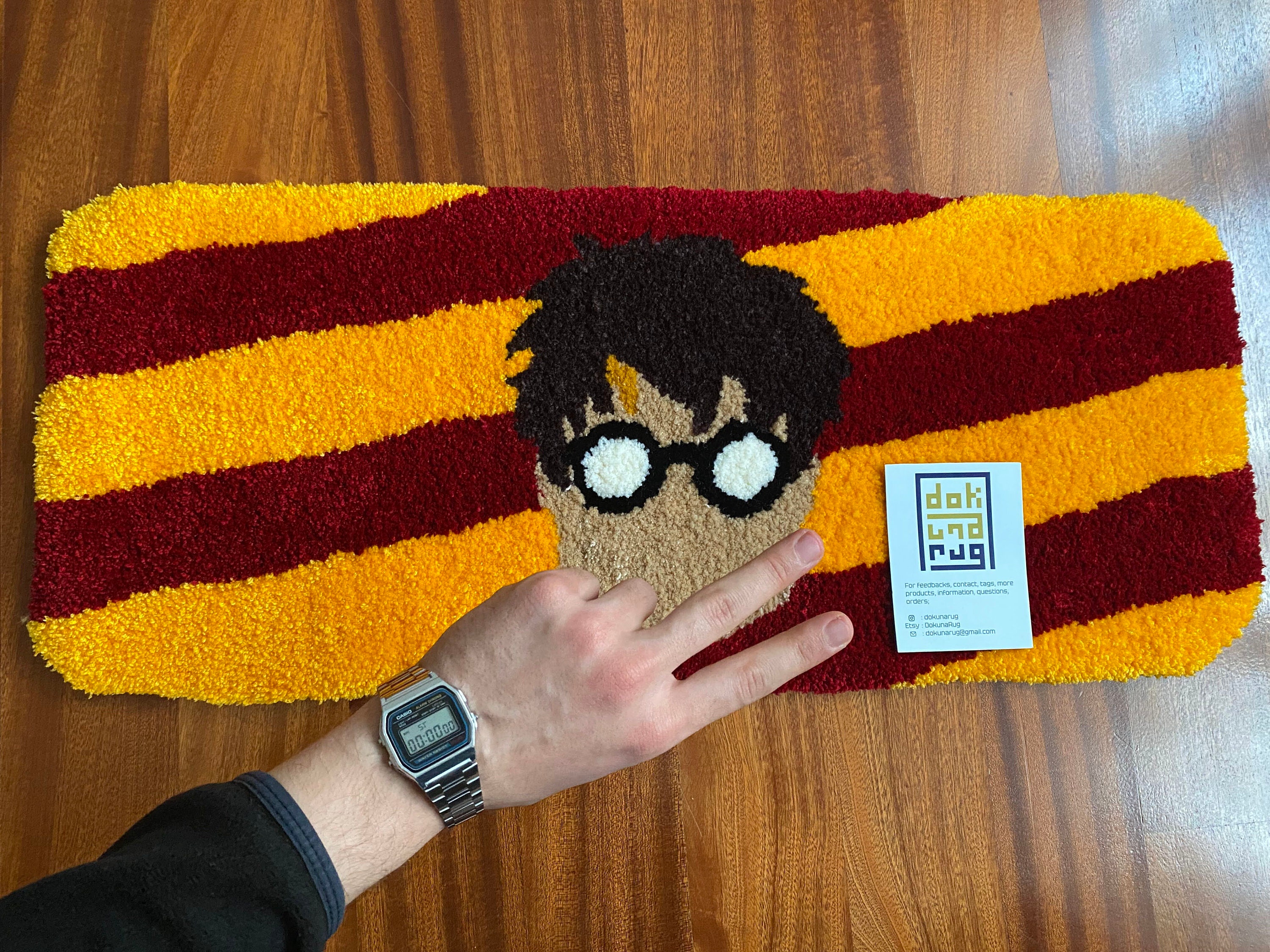 HARRY POTTER RUG / Different Sizes, Fluffy Tufted Rug, Gryffindor ...