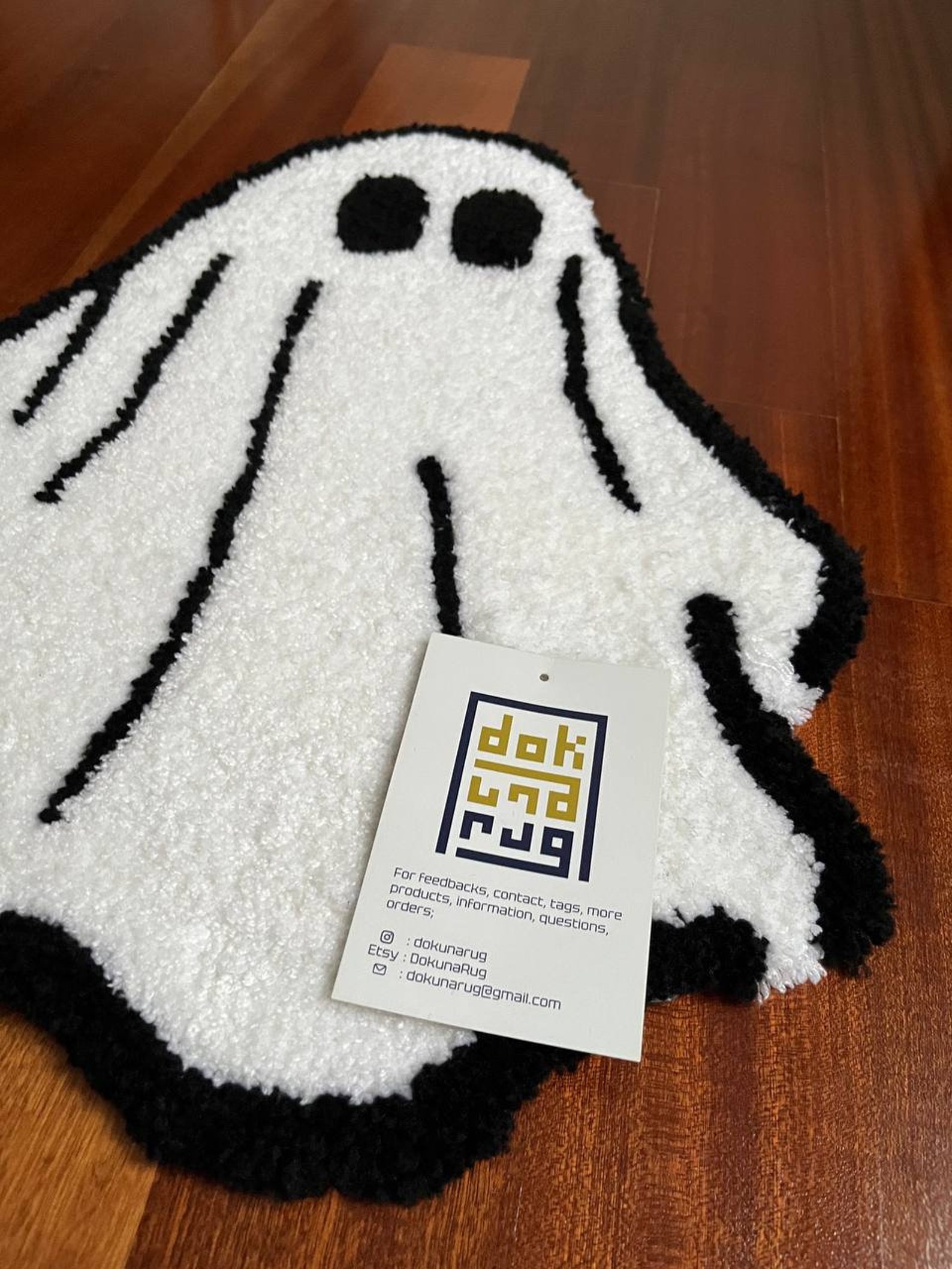 HALLOWEEN GHOST RUG / Different Sizes Tufted White Ghost Rug - Etsy