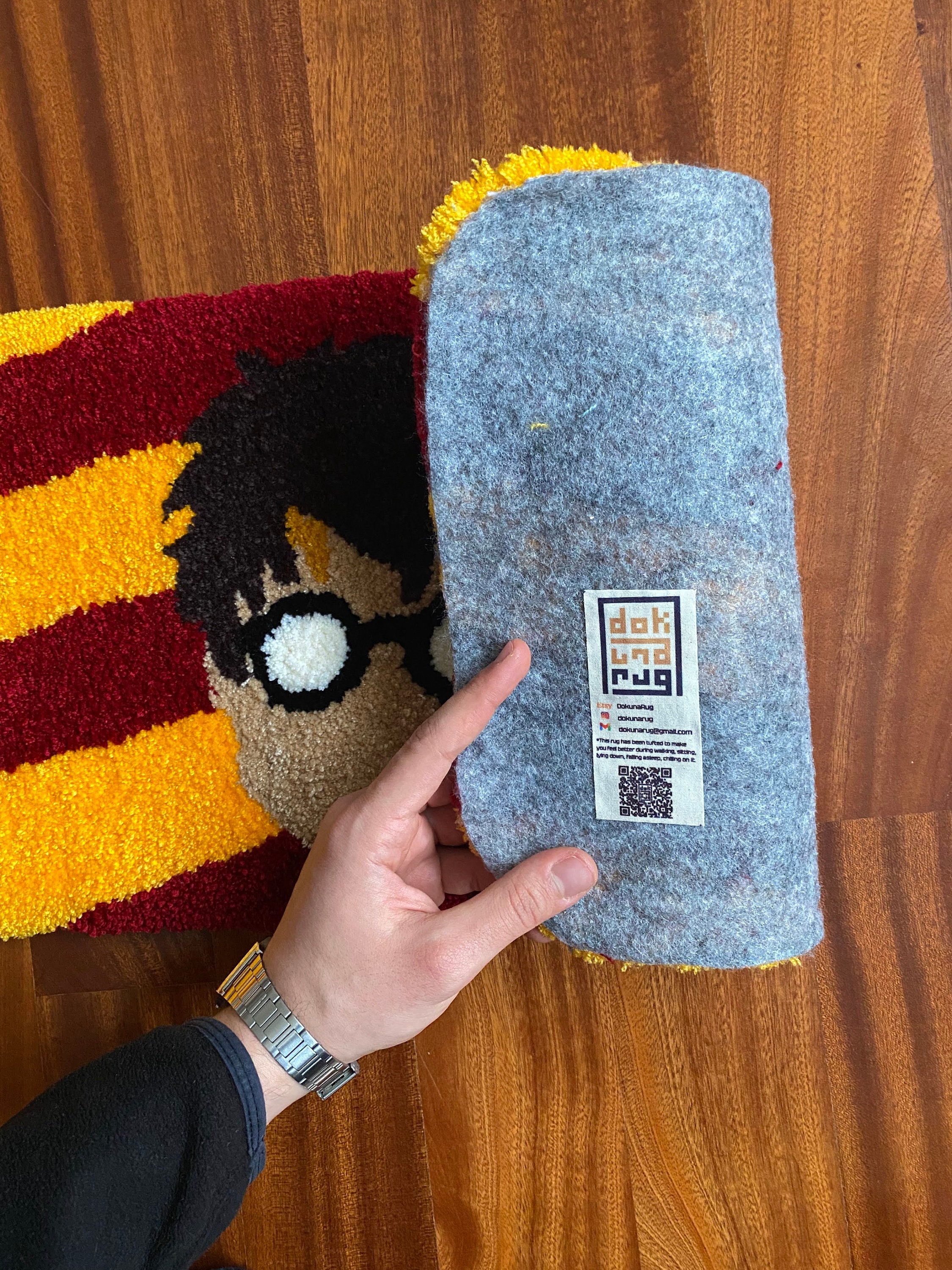 HARRY POTTER RUG / Different Sizes, Fluffy Tufted Rug, Gryffindor ...