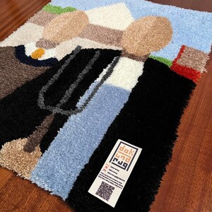AMERICAN GOTHIC RUG / Handmade Artwork Rug, Different Sizes, Tufted ...