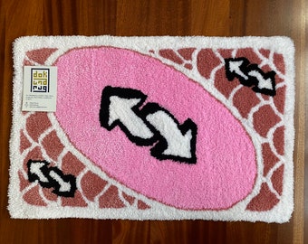 Uno Reverse Card Rug - Etsy
