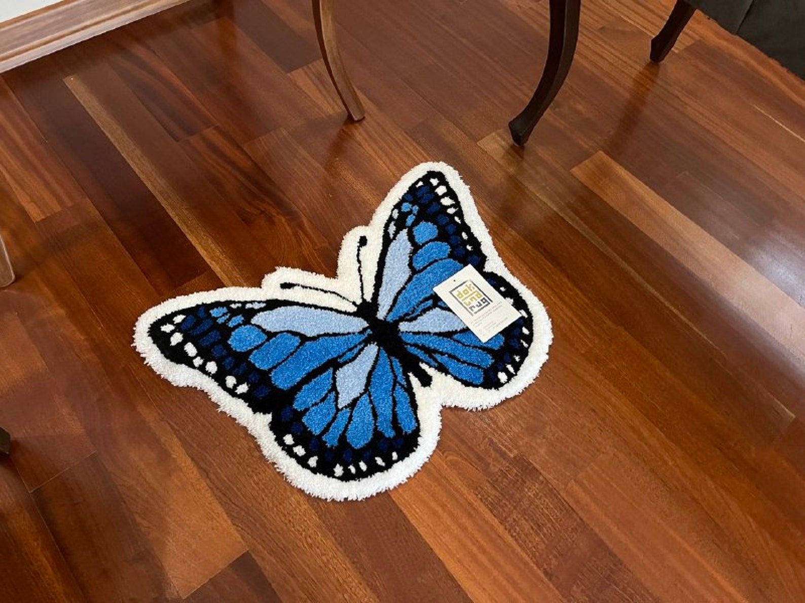 BUTTERFLY RUG / 7 COLOR Options Handmade Tufted Rug - Etsy