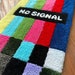 NO SIGNAL RUG / Colorful Handmade Rug, No Signal Tufted Rug, Television ...