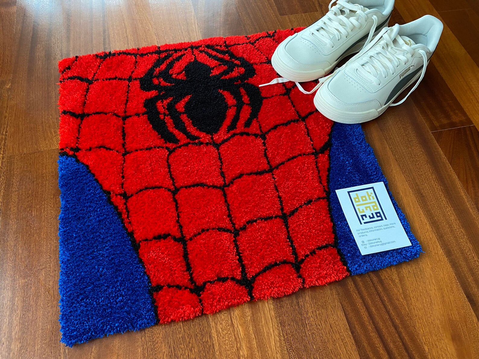 SPIDERMAN SUIT RUG / Super Hero Rugs, Different Sizes, Square Rug ...