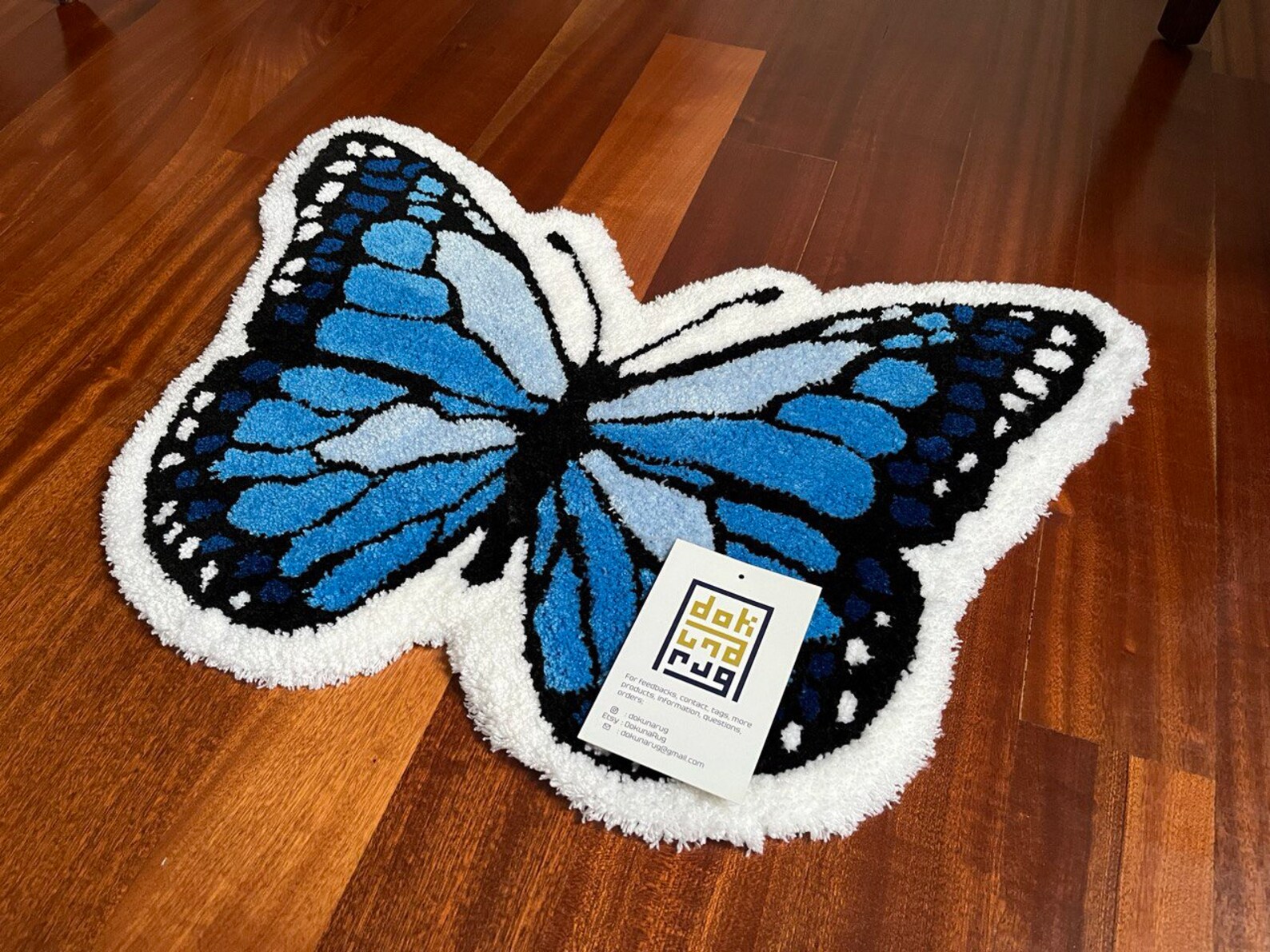 BUTTERFLY RUG / 7 COLOR Options Handmade Tufted Rug - Etsy