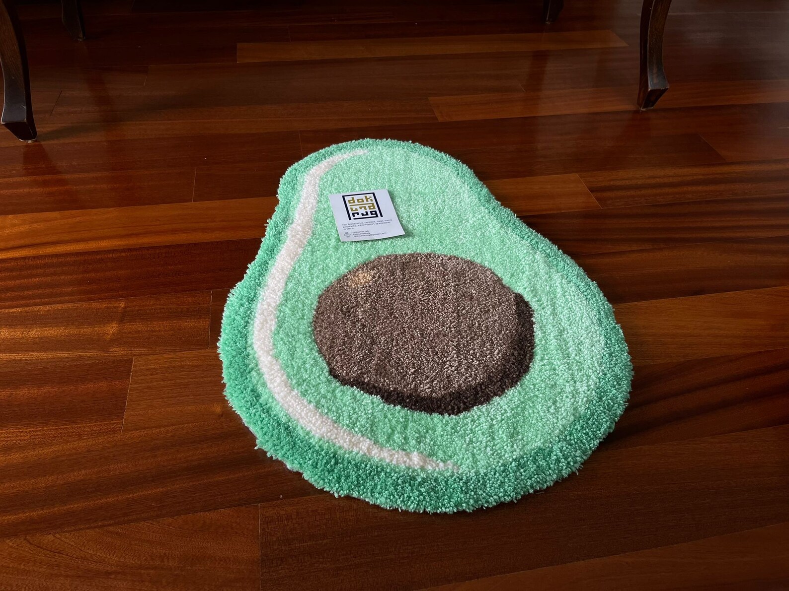 Handmade Avocado Rug: Tufted Green Accent Rug - Etsy